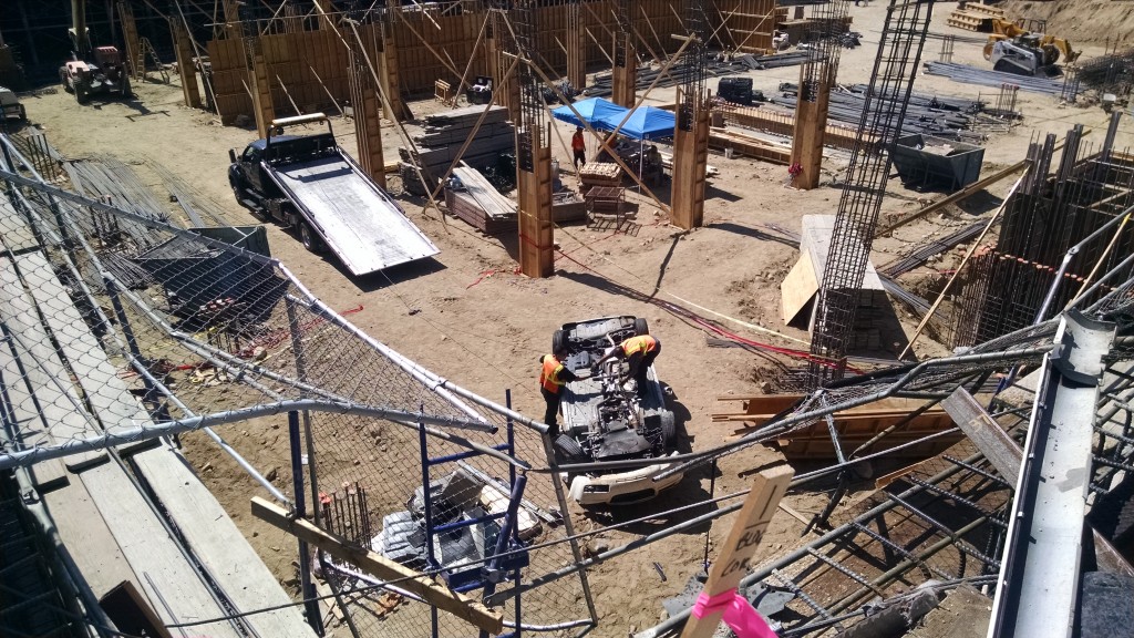 Vehicle Drives into Construction Site - Crescenta Valley Weekly
