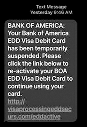 EDD Issues Warning About Telephone Phishing Scams - Crescenta Valley Weekly